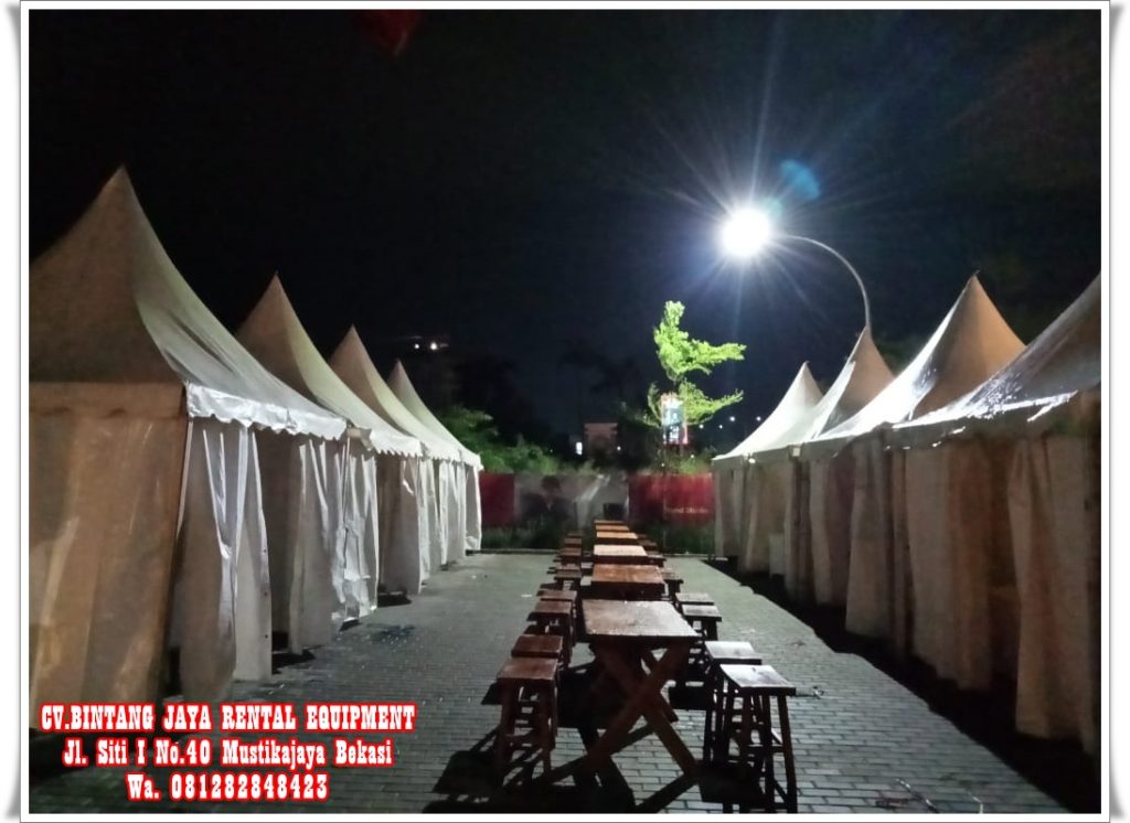 Tempat Penyewaan Tenda Sarnafil Kerucut Di Jakarta
