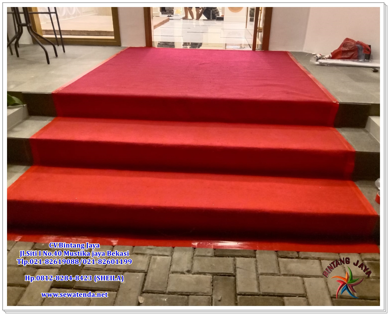 Sewa Panggung Karpet Hitam Merah Jakarta Pusat | WA 0812-8284-8423